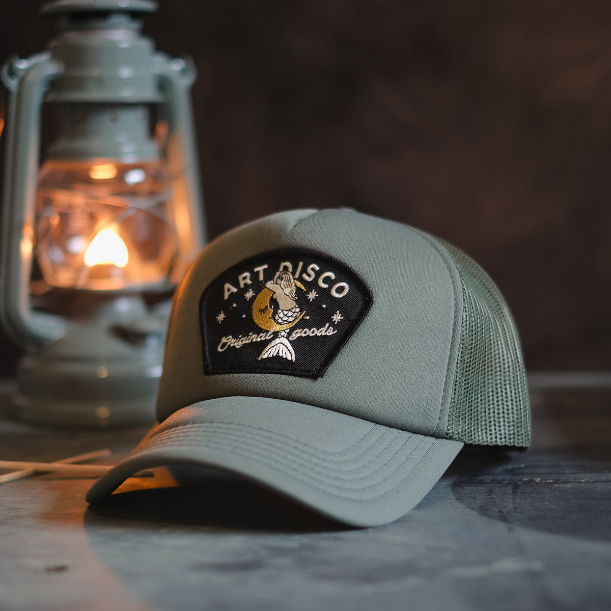'Original Goods' Retro Trucker Cap – Art Disco
