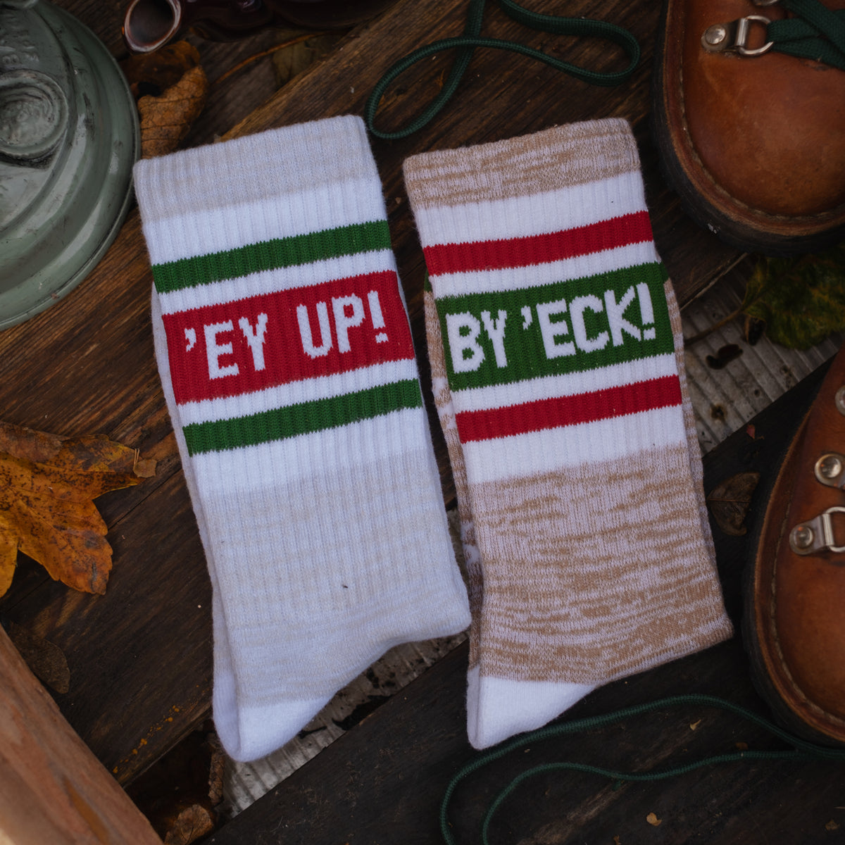Yorkshire Slang Tube Socks – Art Disco
