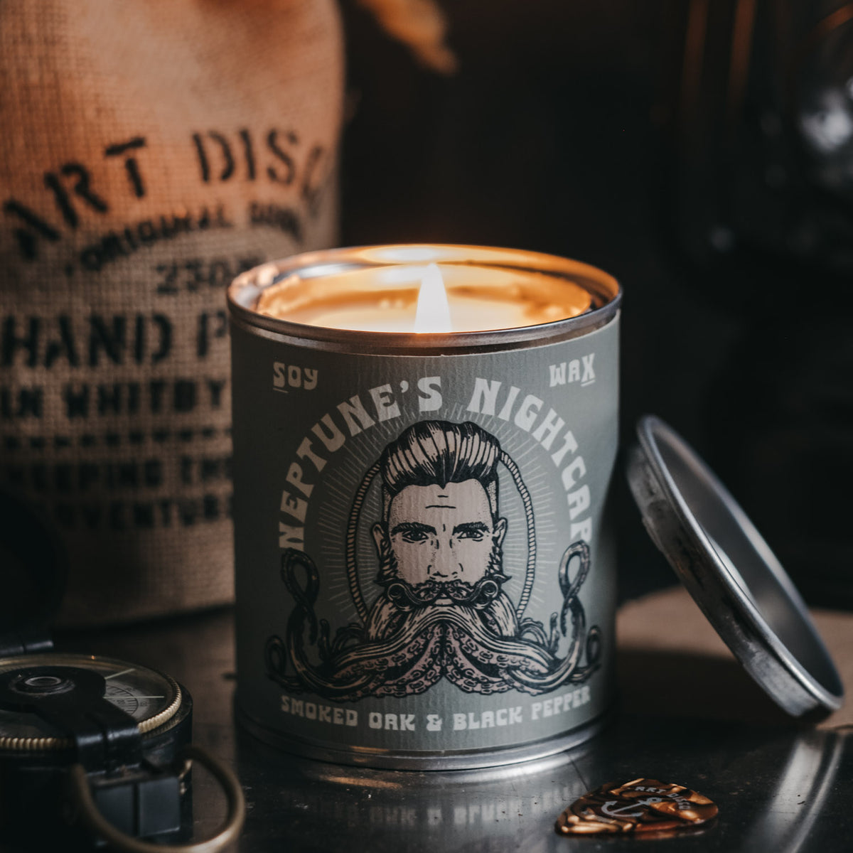 'Neptune's Nightcap' Soy Wax Candle – Art Disco